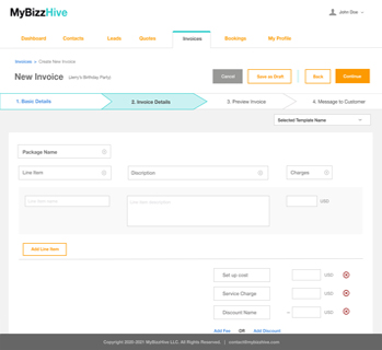 Best invoices management CRM software | MyBizzHive